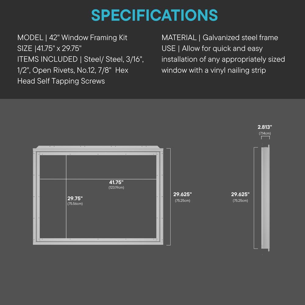 Windows & Window Framing Kits