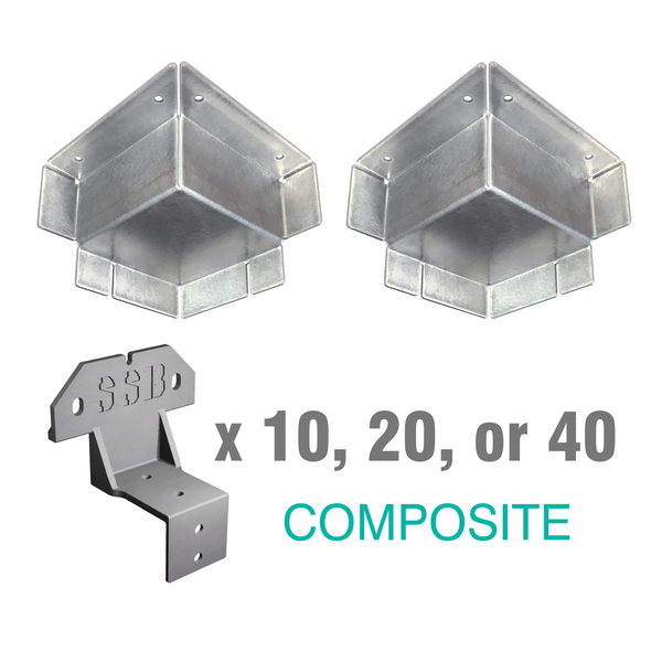 SSB™ Steel Stud Framing Kit (Corner Casting Covers + Composite Steel S