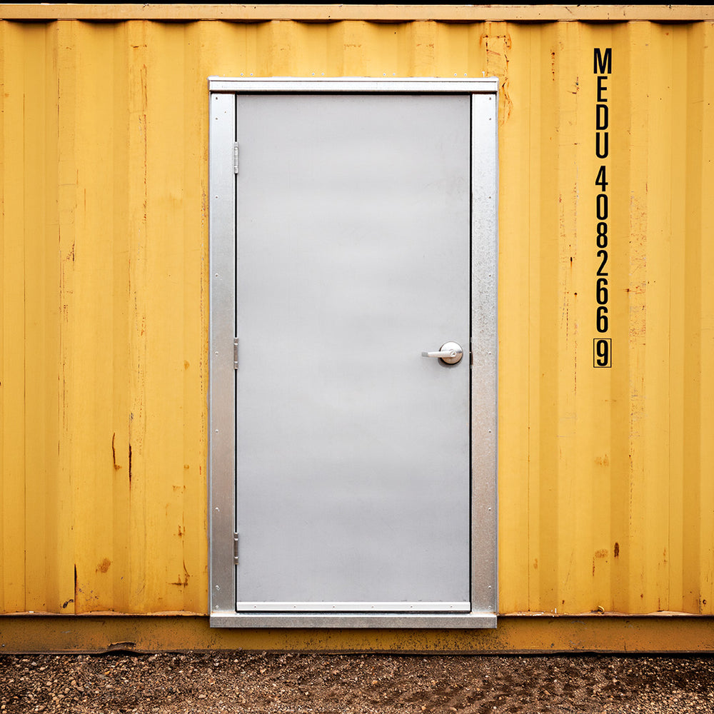 36" Insulated Steel Man Door & Frame Kit (Slab, Lever, Sweep & Hinges)