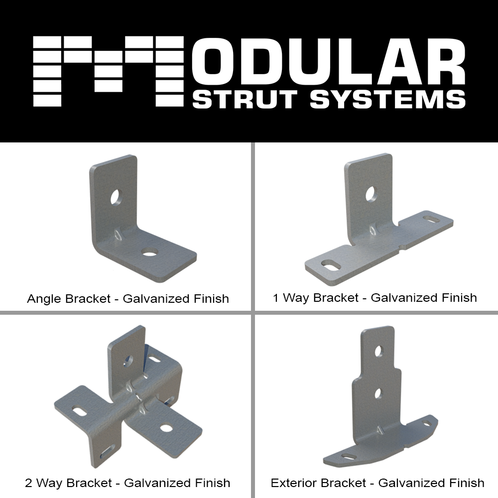 MSS™ Standard Galvanized Strut Mount Brackets