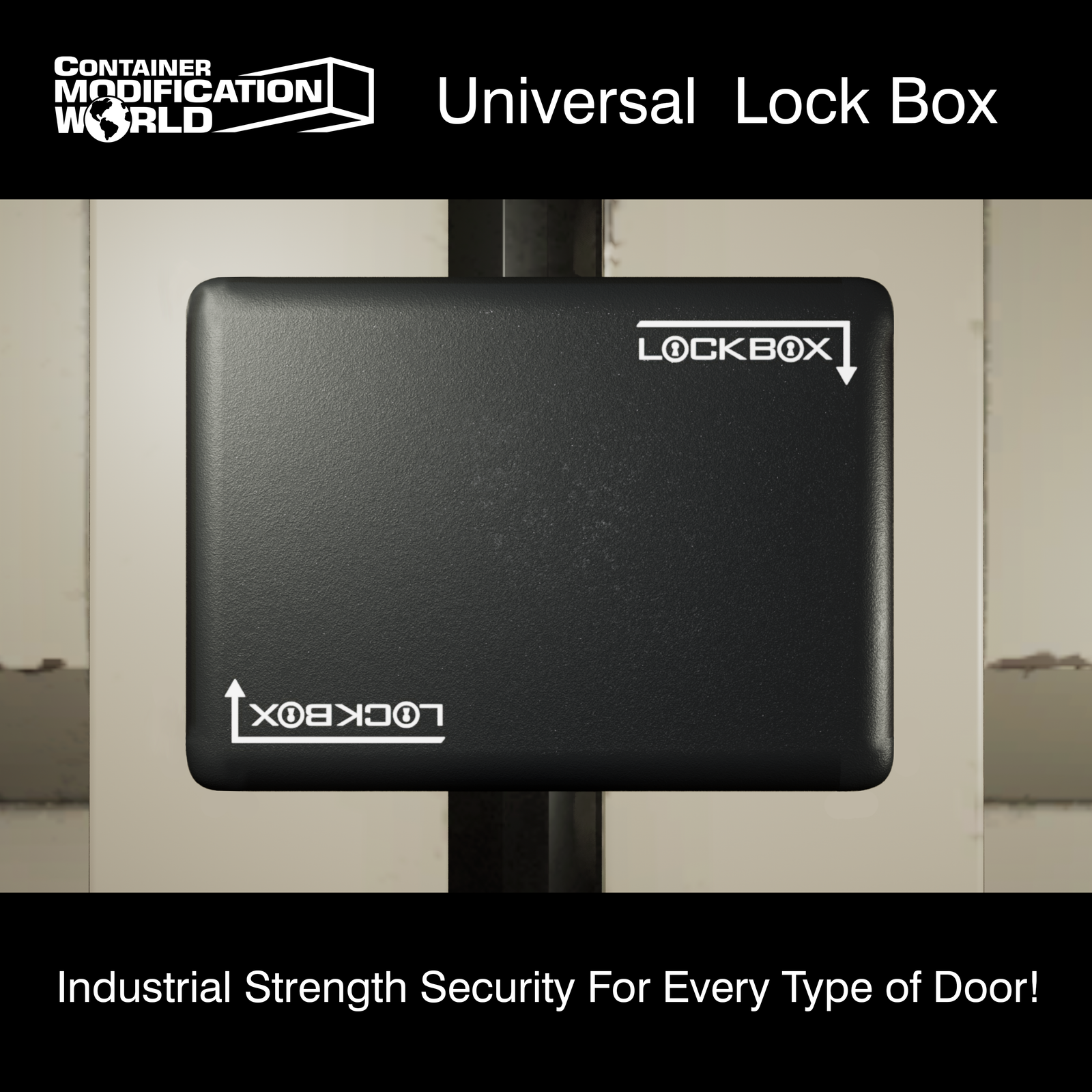 Universal Shipping Container Lock Box For Sea Can Doors, Left or Right ...