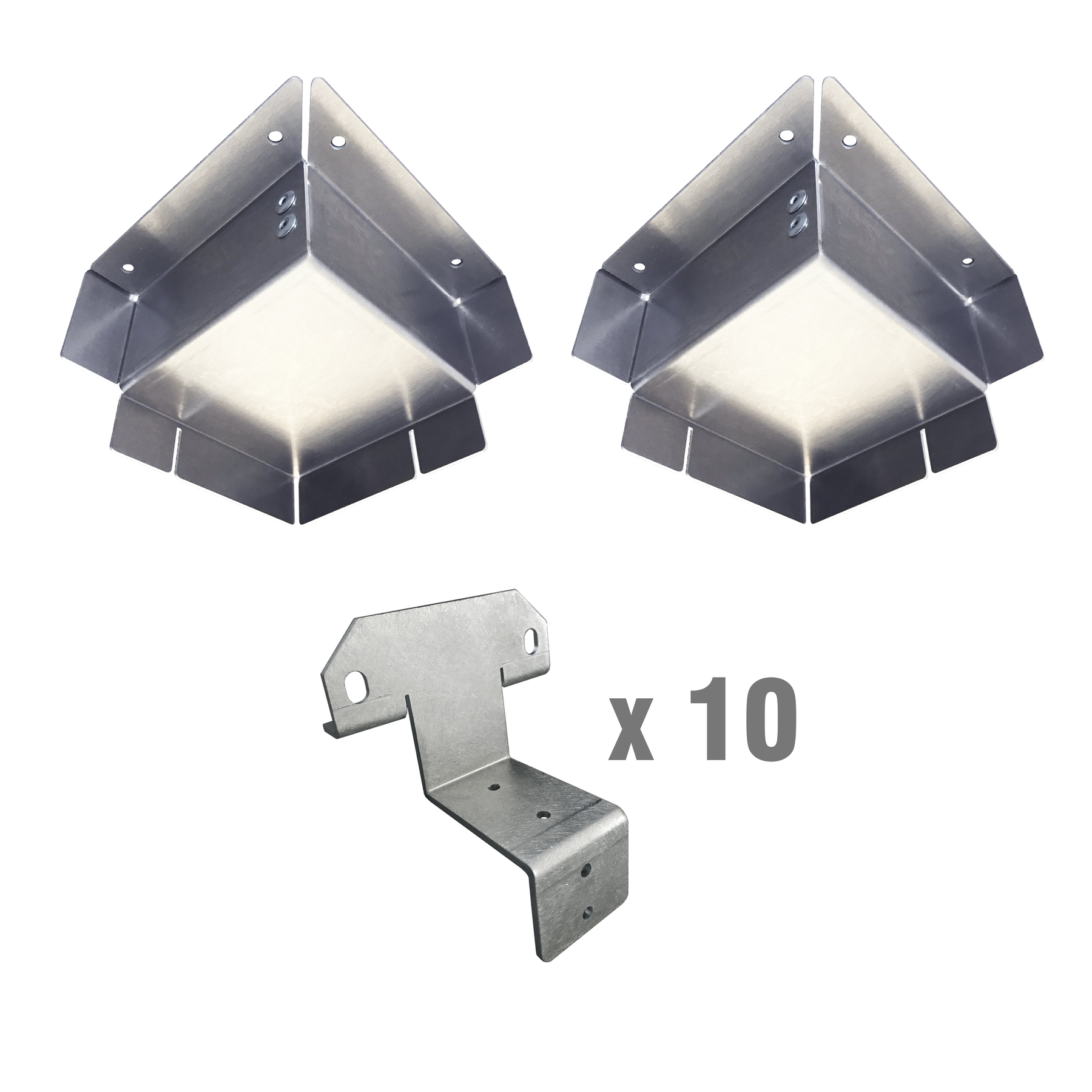 SSB™ Steel Stud Framing Kit (12 Gauge Aluminum Brackets) - 2 Corner Ca